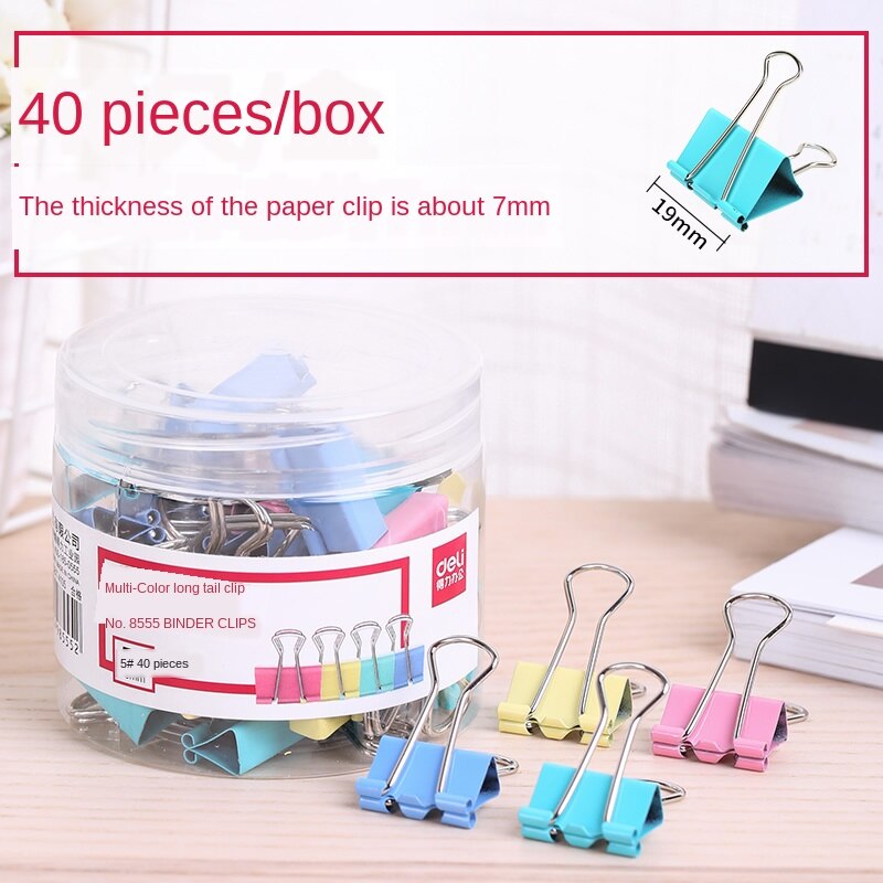 Long tail Clips Office Supplies Color Metal bill f... – Grandado