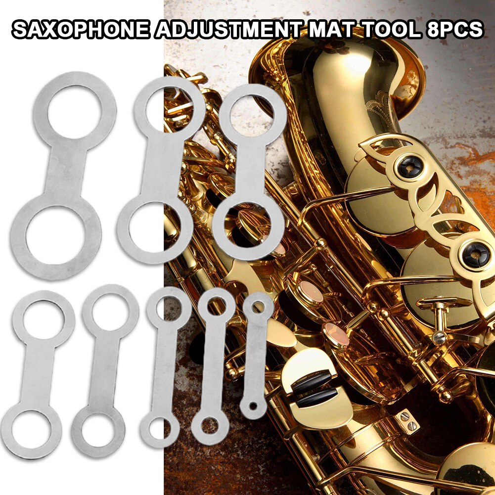 8Pcs/Set Steel Saxophone Adjustment Mat Tools Musi... – Grandado