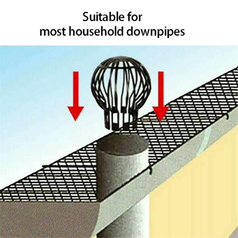 Flexible Downpipe Filter Plastic Roof Gutter Ballo... – Vicedeal