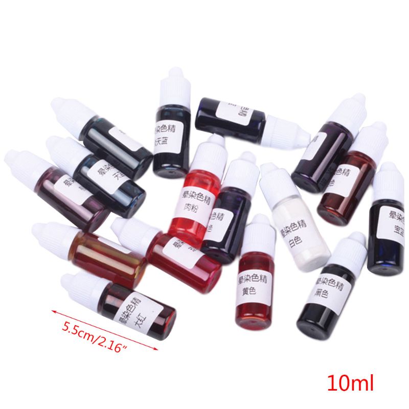 16 Colors Epoxy Pigment Liquid Colorant Dye Ink Di... – Vicedeal