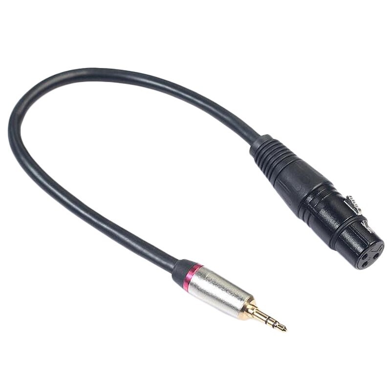 0.3m 3.5mm stereo trs han til xlr 3 pin hun o kabe... – Grandado