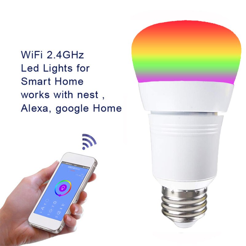 WiFi App Remote Control Smart Light Bulb For Alexa... – Grandado