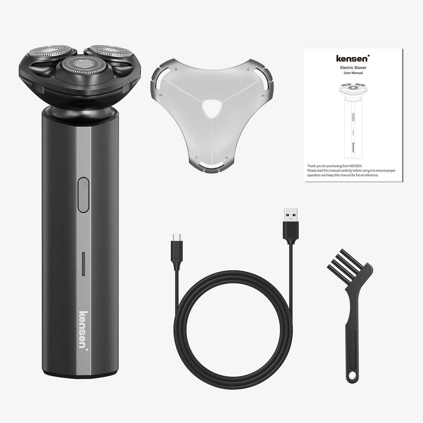 Kensen Electric Shaver for Men Rechargeable 3D Flo... – Grandado
