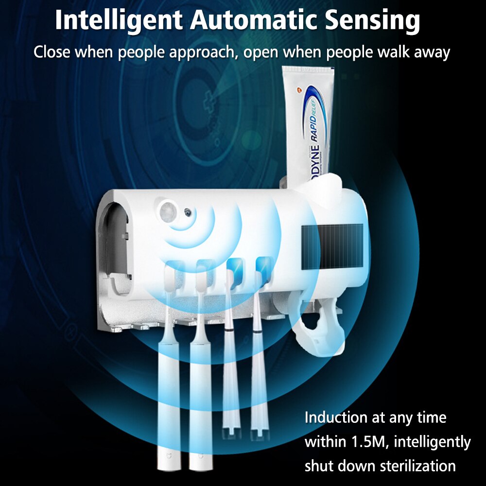 Solar Energy UV Toothbrush Holder Double Layer Ste... – Grandado