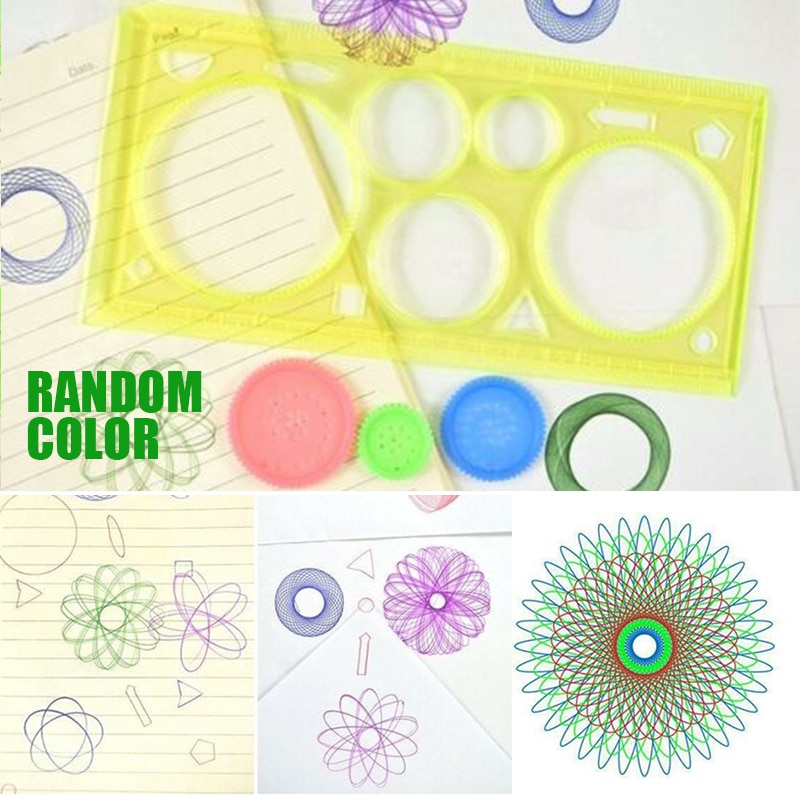 Multi-function Puzzle Spirograph Spiral Painting T... – Vicedeal