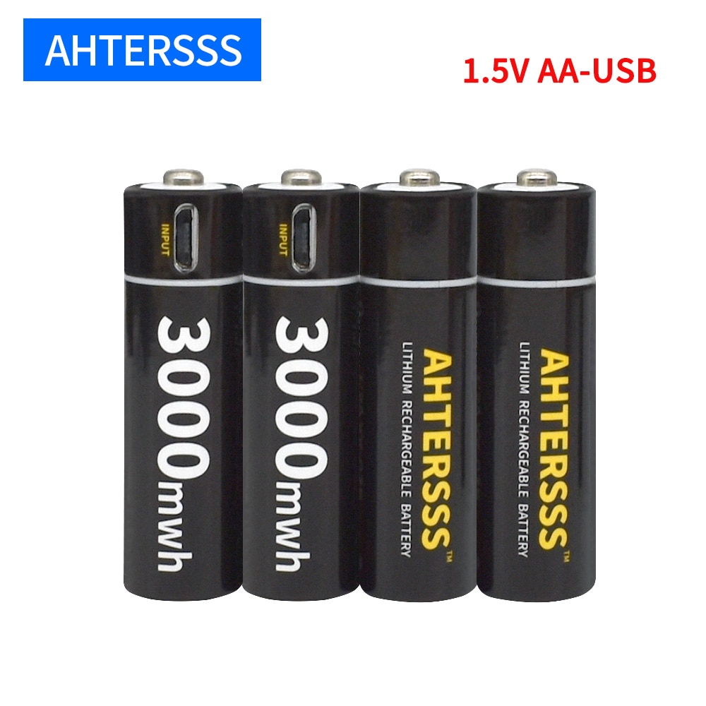 1.5v AA rechargeable battery USB aa lithium batter... – Grandado