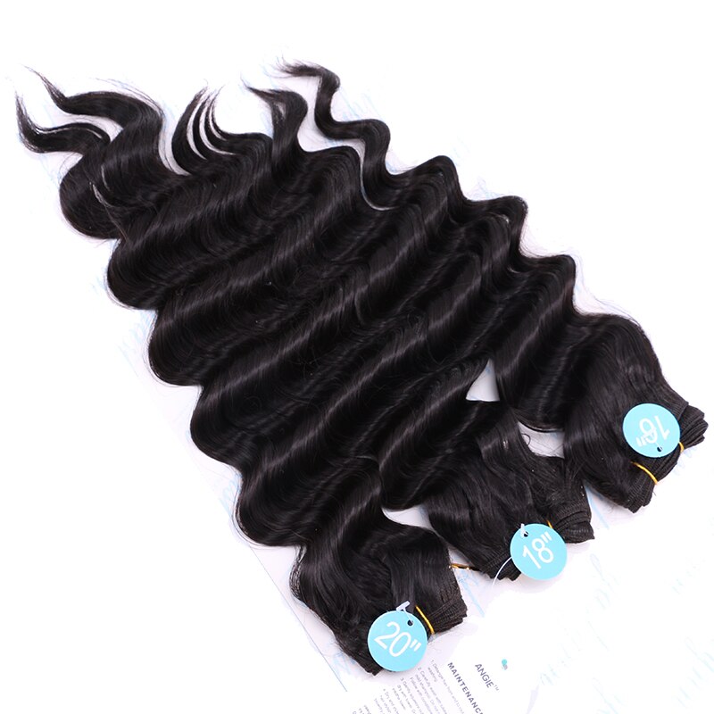 Deep Curly Hair Wave Synthetic Hair Heat Resistant... – Grandado