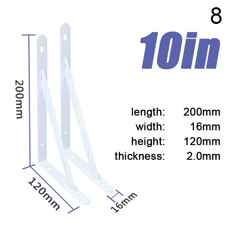 2pcs Wall Shelf Brackets Heavy Duty Corner Brace B... – Vicedeal