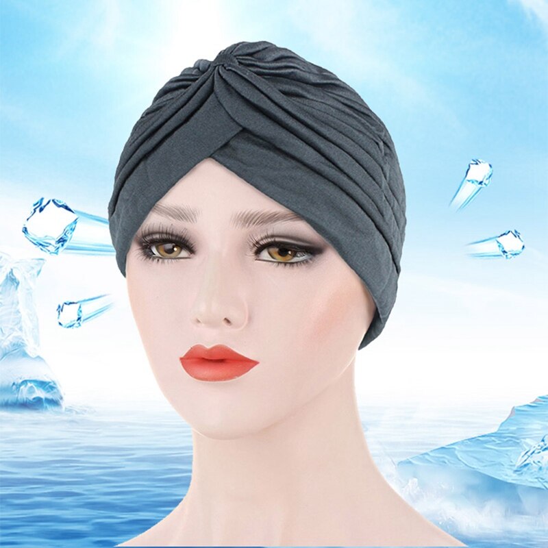 Turban Caps for Women Chemo Hat Islamic Cotton Hea... – Grandado