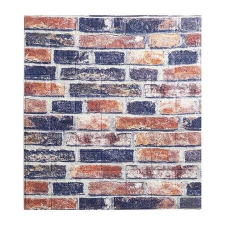 NW61 Red Blue Brick Self-Adhesive Wall Panel 43249... – Grandado