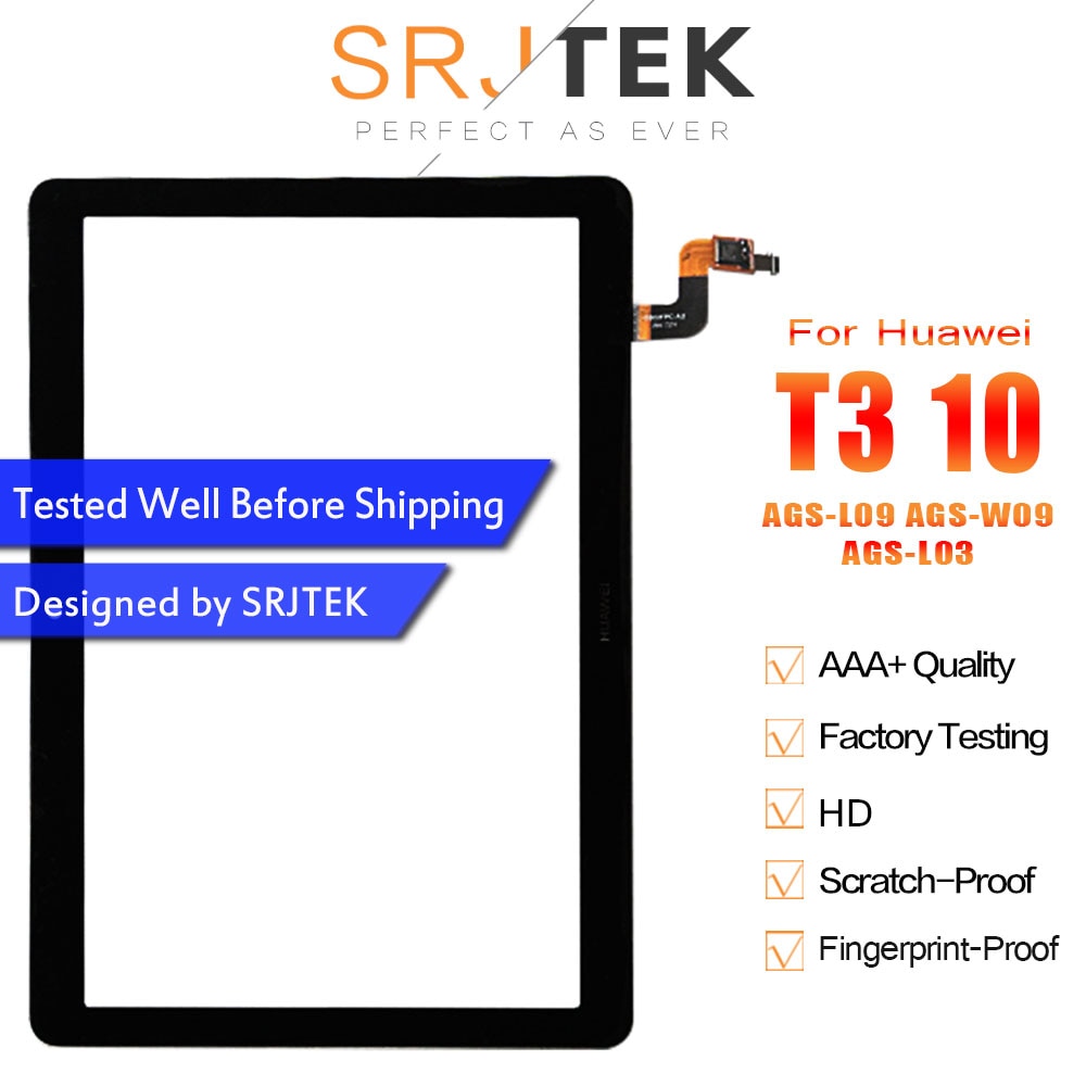 Srjtek 9.6 "berøring til huawei mediapad t3 10 ag... – Grandado