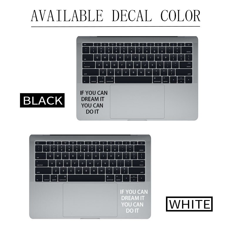 Inspired Trackpad Quote Laptop Decal for Apple Mac... – Grandado