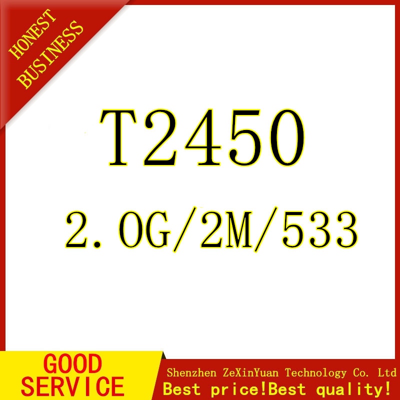 Core Duo-cpu de portátil T2450, 2M, 2,00 GHz, 533 ... – Grandado
