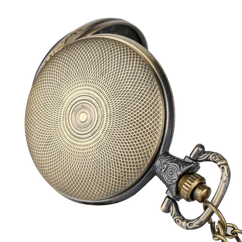 Men's Women's Coppery Retro Quartz Pocket Watch Ro... – Grandado