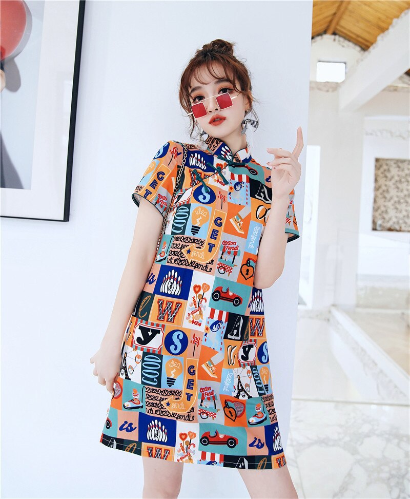 Women Summer Cheongsam Chinese Traditional Cute Ca... – Vicedeal