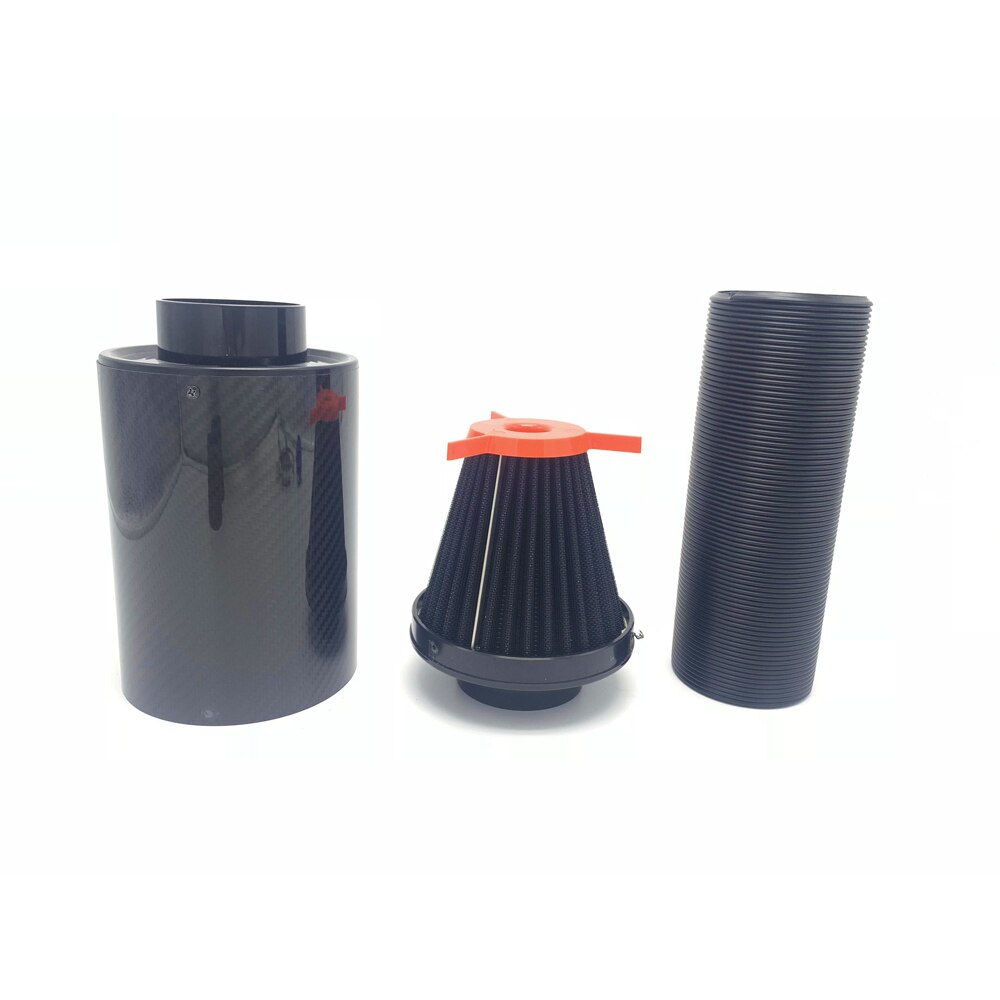 76 mm Car Carbon Fiber Cold Air Filter Intake Kit ... – Grandado