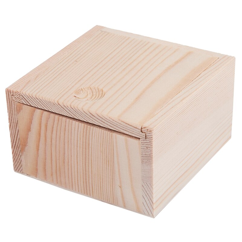Small Plain Wooden Storage Box Case for Jewellery ... – Grandado