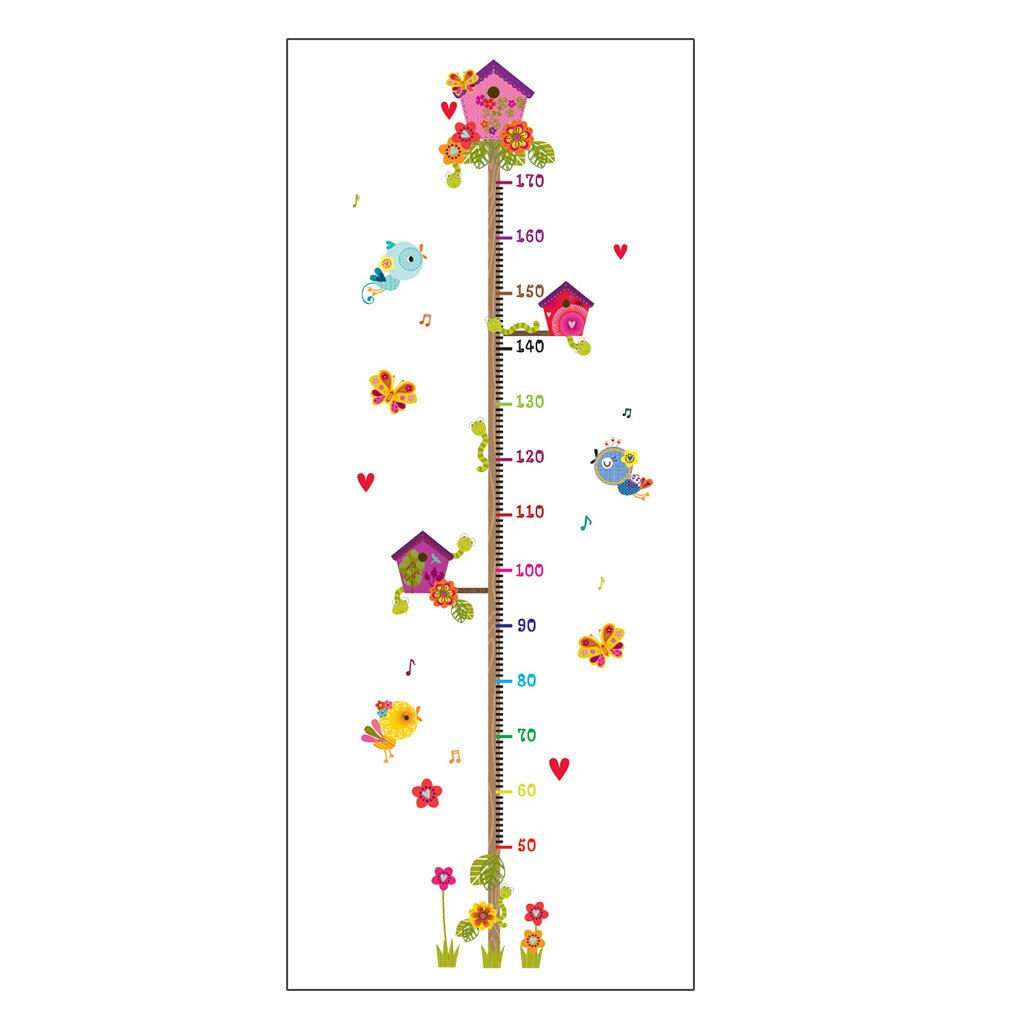Wallpaper Sticker Cartoon Measuring Height Detacha... – Vicedeal