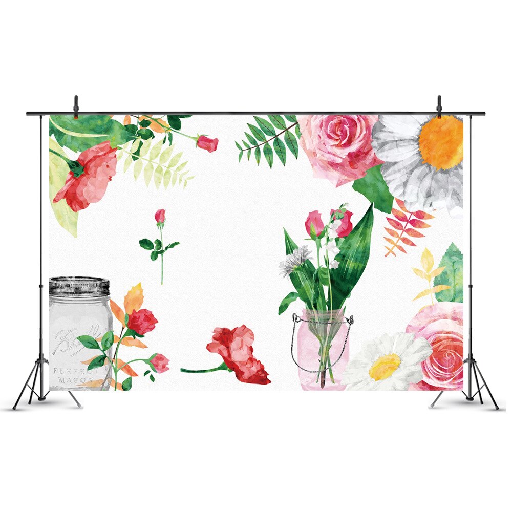 Beautiful Flowers Printing Photography Background ... – Grandado