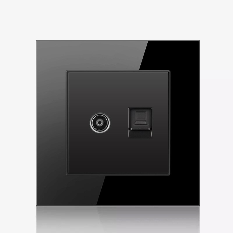 Computer TV Wall Socket Panel, Computer connect Ja... – Grandado