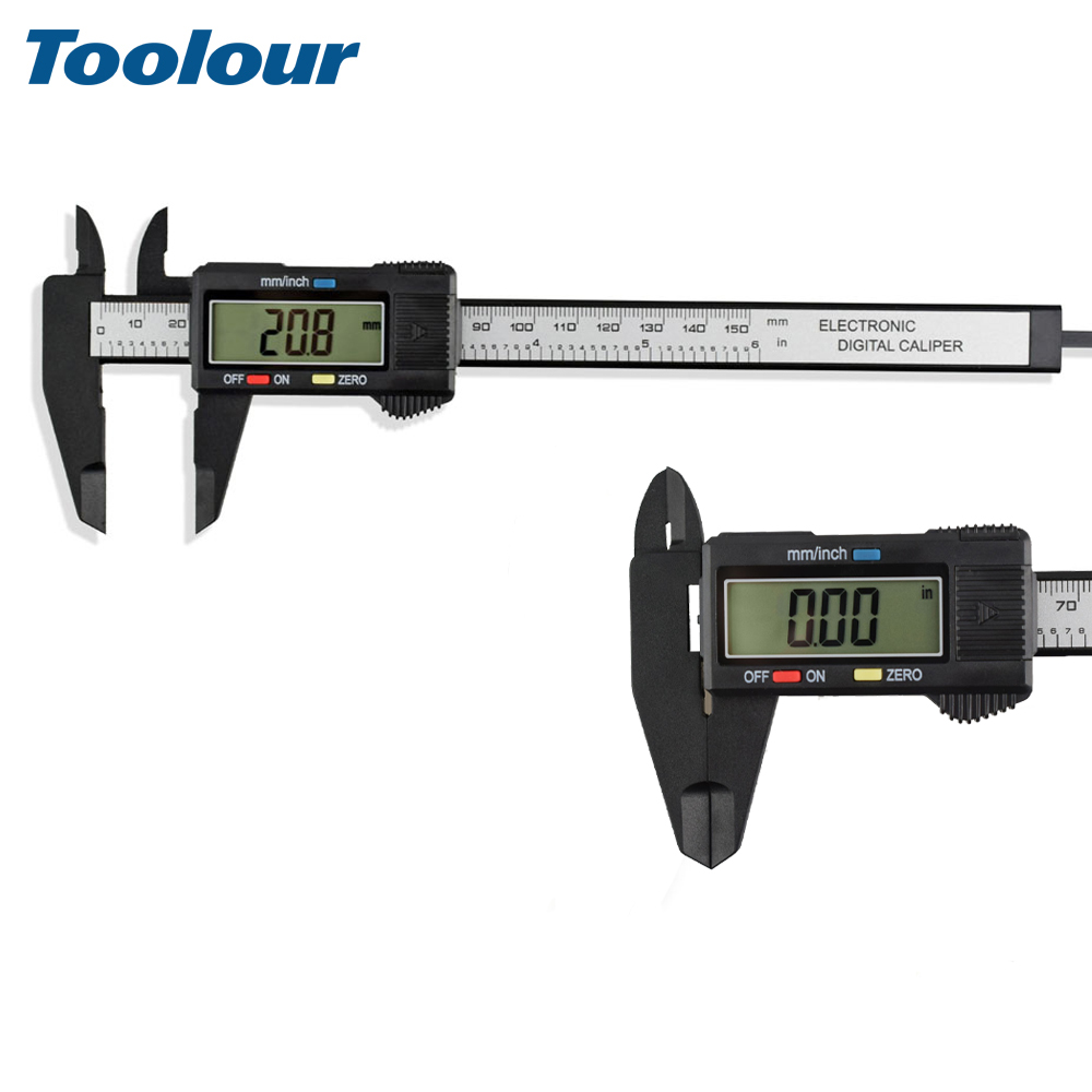 Toolour 150mm/6" Digital Carton Fiber Vernier... – Grandado
