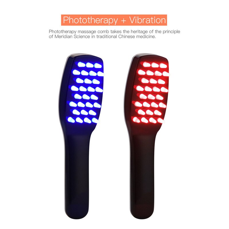 CkeyiN Phototherapy LED Light Hair Growth Comb Vib... – Vicedeal