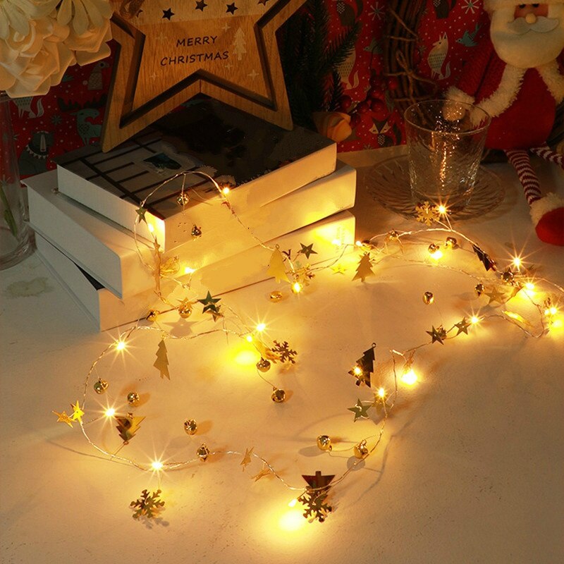 2 Metre 20LED Snowflake String Light Christmas Lig... – Grandado