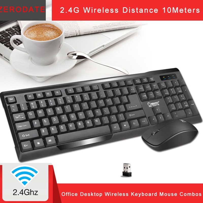 Wireless Keyboard Mouse Combos 2.4G Computer Gamin... – Grandado