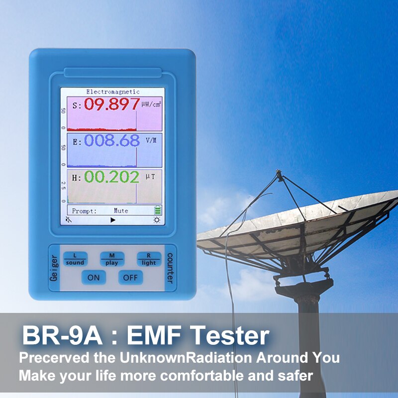 Elektromagnetische Straling Detector Emf Meter BR-... – Vicedeal