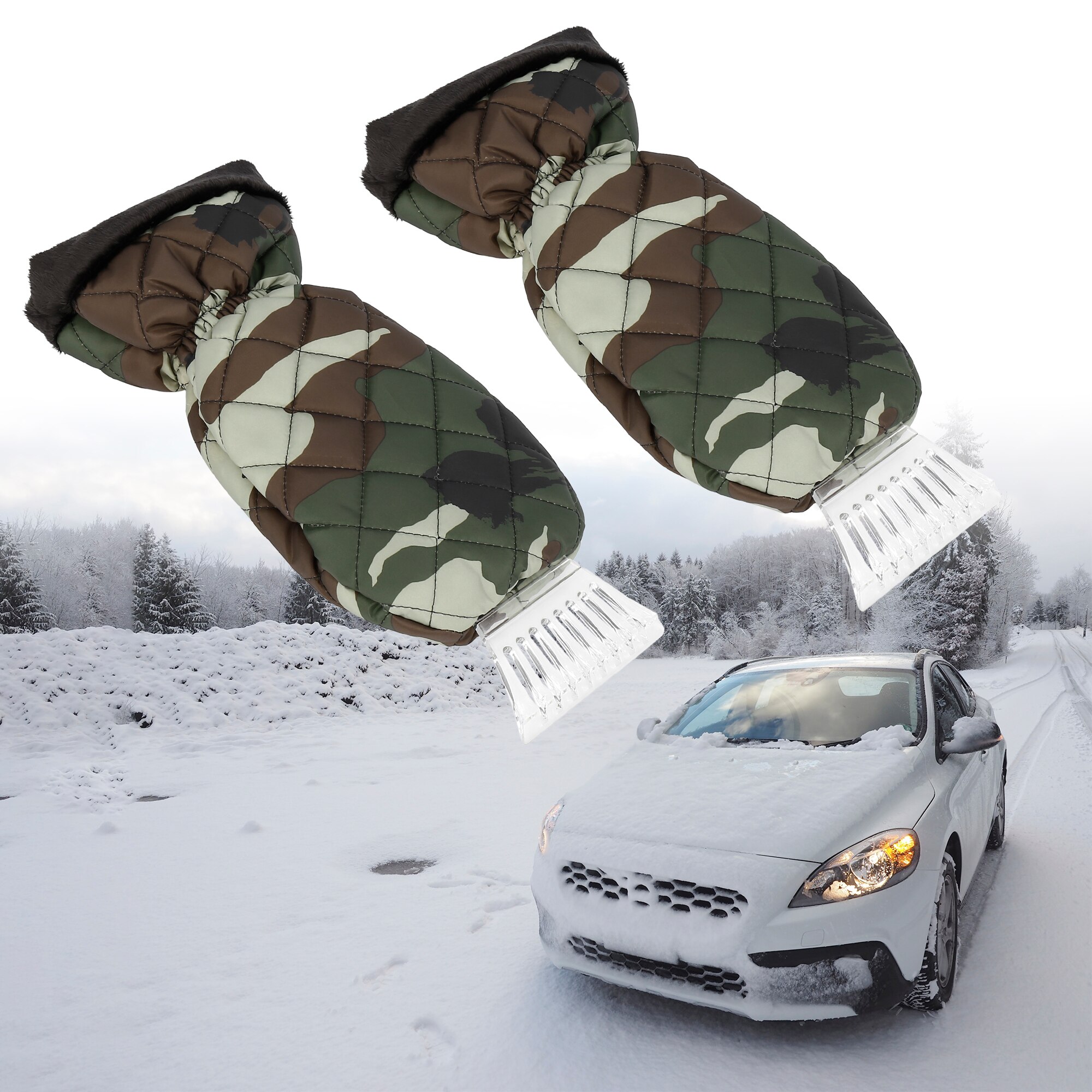 X Autohaux Universal Ice Shovel Scraper Snow Remov... – Vicedeal