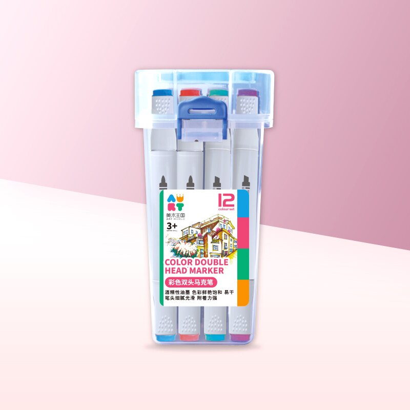 Color Double head marker white color set for sketc... – Vicedeal