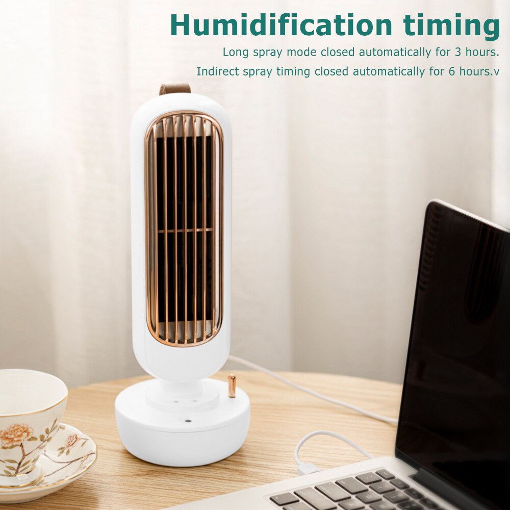 Portable Retro Bladeless Fan Summer Cooling Fan US... – Grandado