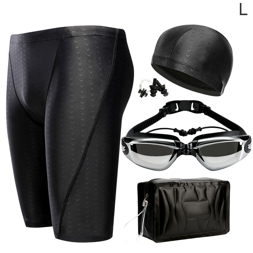 Männer Schwimmen Set Badehose Gläser Kappe Tragen ... – Grandado