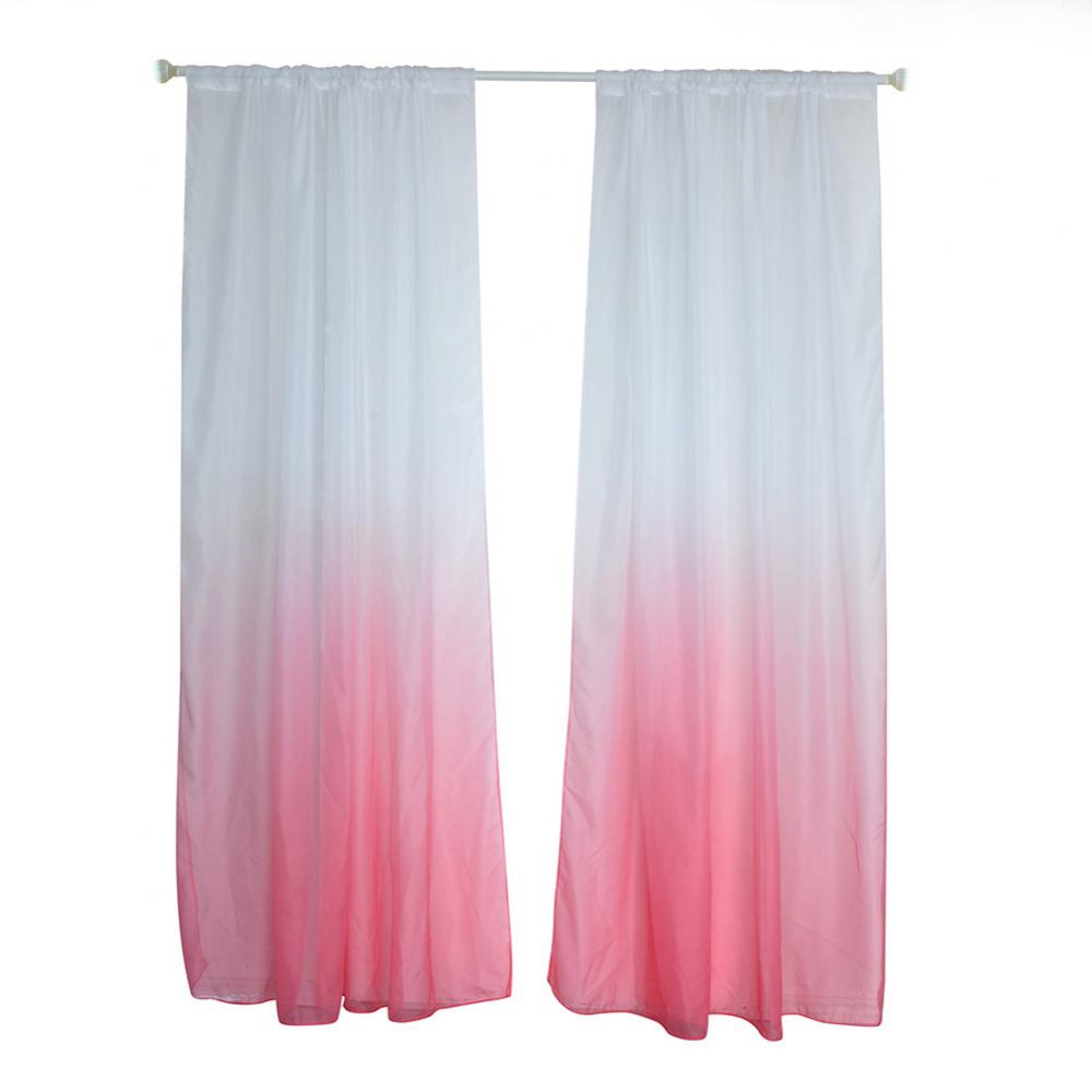 Modern Gradient Color Window Tulle Curtain Sheer D... – Grandado