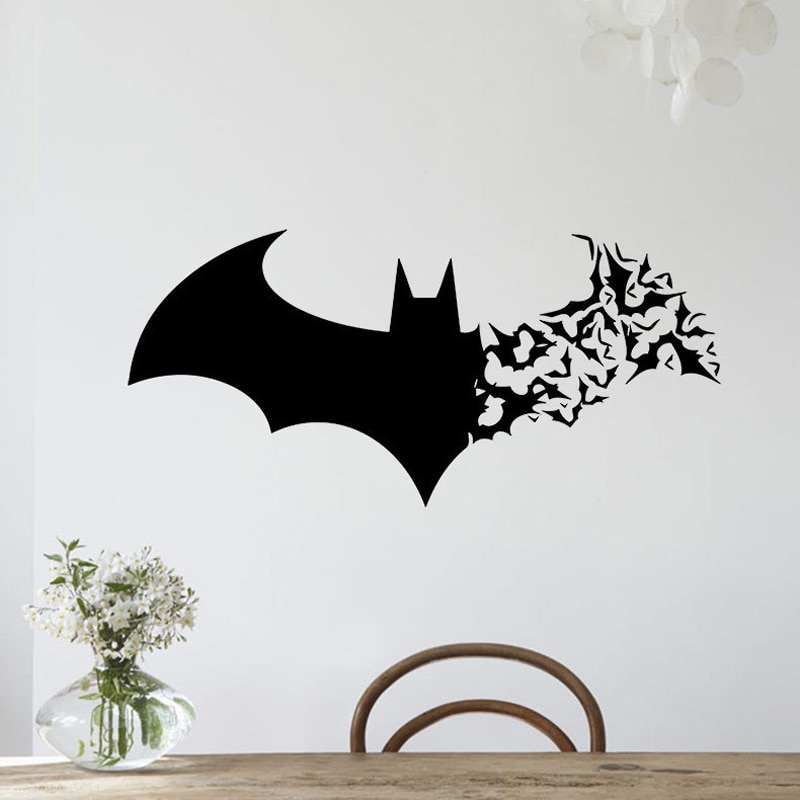 Bat Graphic Removable Wall Sticker DIY Vinyl Decal... – Grandado