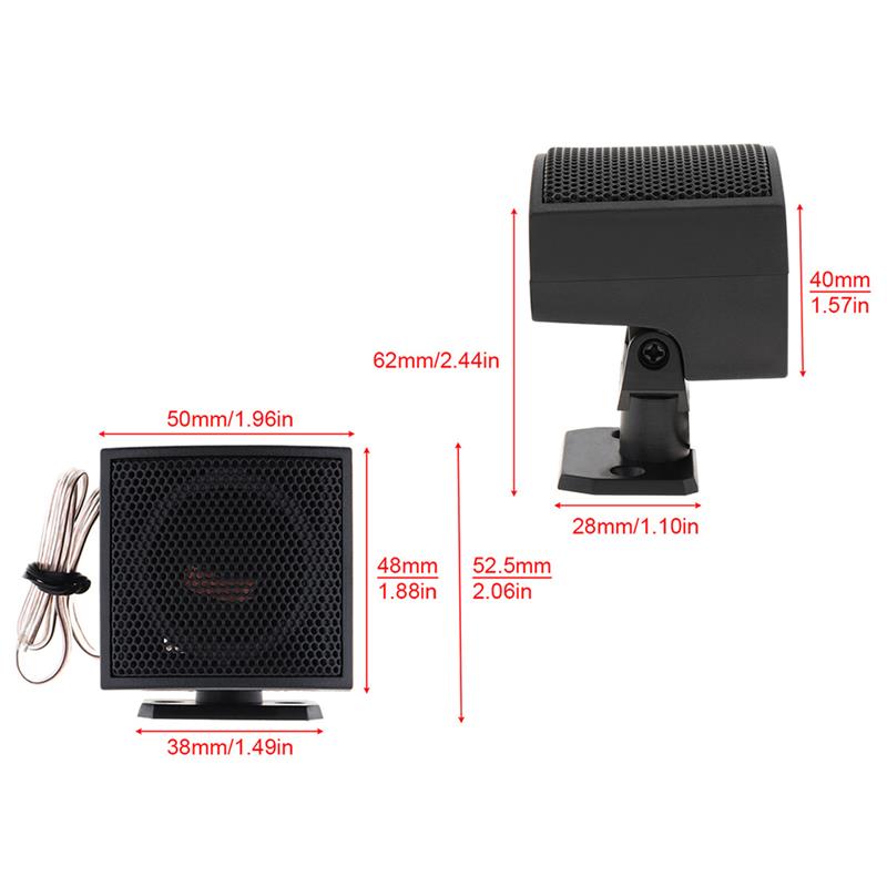 2 Stuks 500W High-End Voice Box Auto Luidspreker A... – Grandado