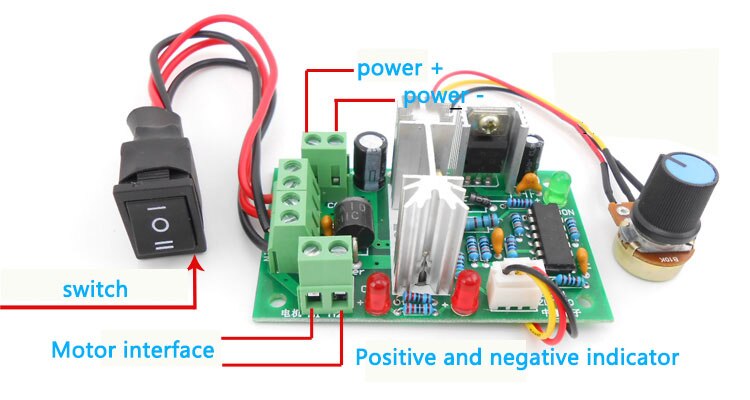 10V 12V 24V 36V positive und negative schalter PWM... – Grandado