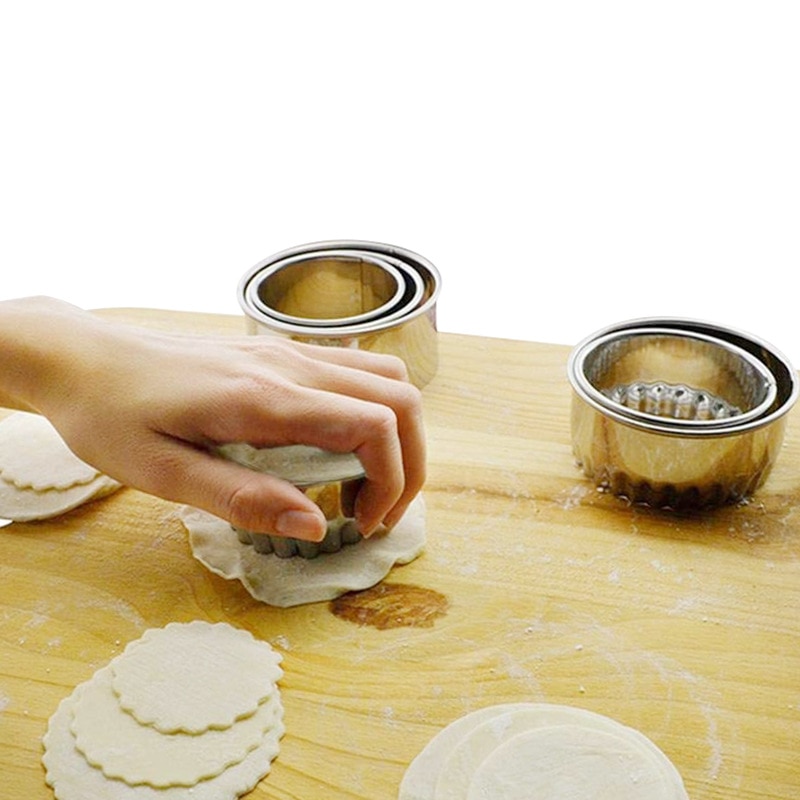 3PC Cheese Tool Dumpling Skin Molding Tool Stainle... – Vicedeal