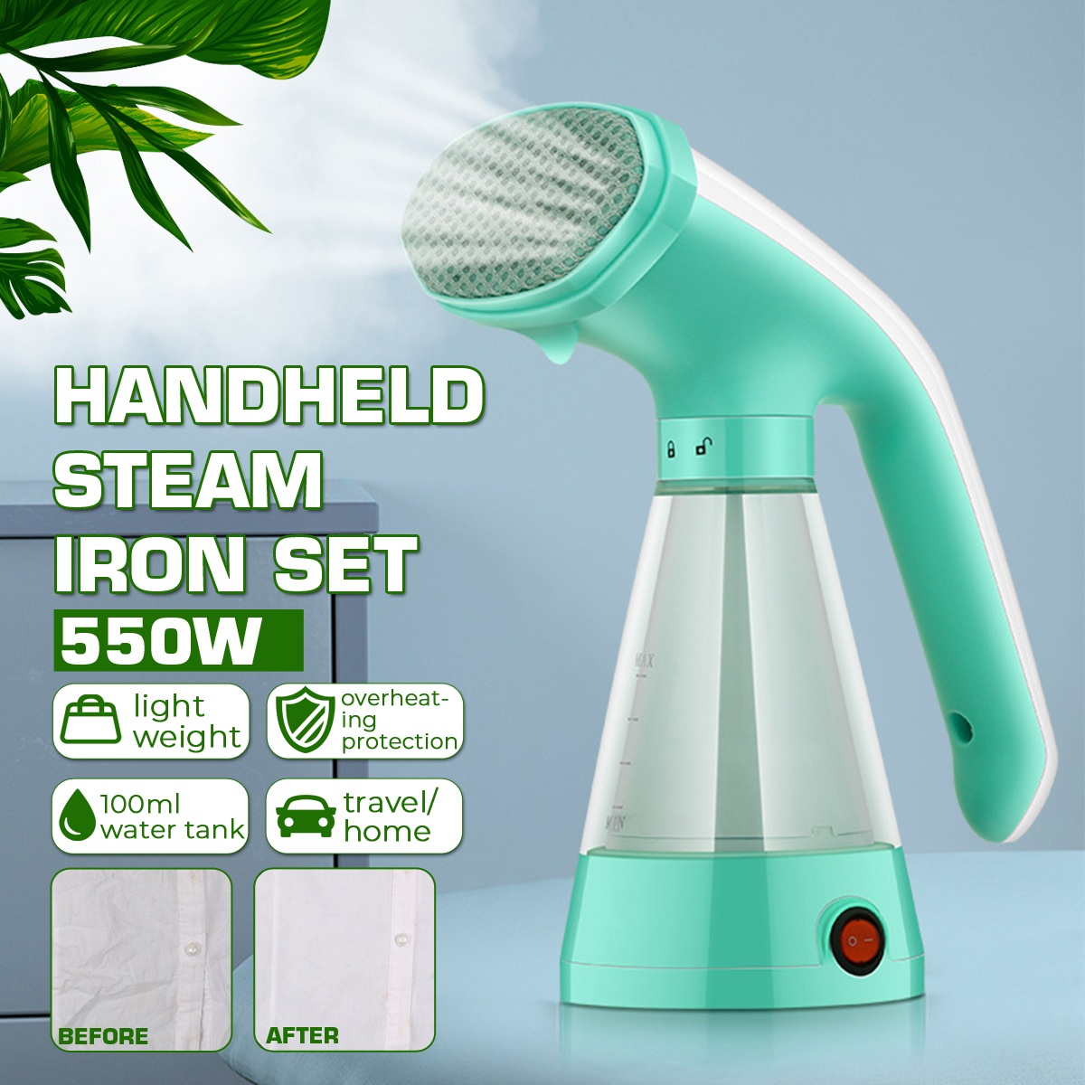 550W Portable Garment Steam Iron Travel Handheld A... – Vicedeal