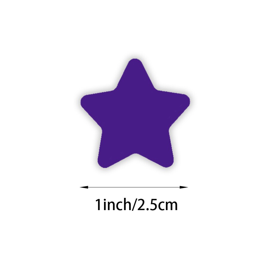 500pcs/roll Star Stickers Different Colors Five-Po... – Vicedeal