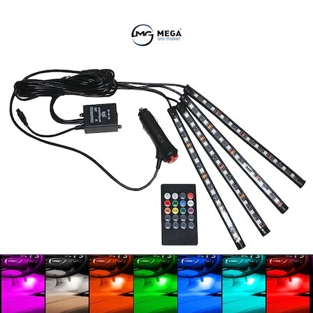 12 LEDs Foot Six Led Lamp Led Sound Sensitive Musi... – Vicedeal