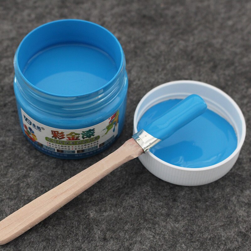 100g blue water-based paint varnish, furniture, ir... – Grandado