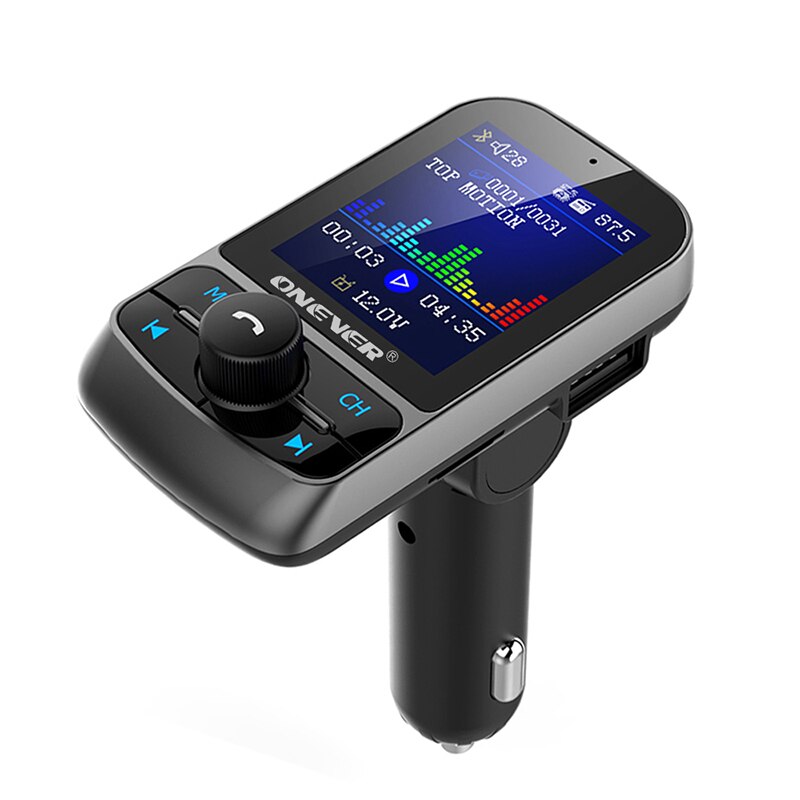 Onever FM Transmitter 1.8" Color Screen AUX Modula... – Grandado