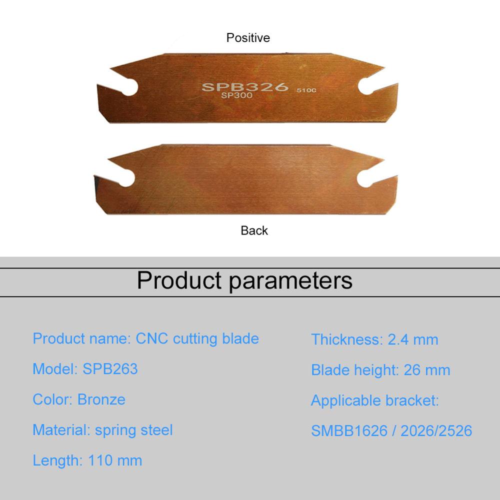 SPB263 CNC Tool for Deep Groove Cutting Blade Board High Hardness High ...