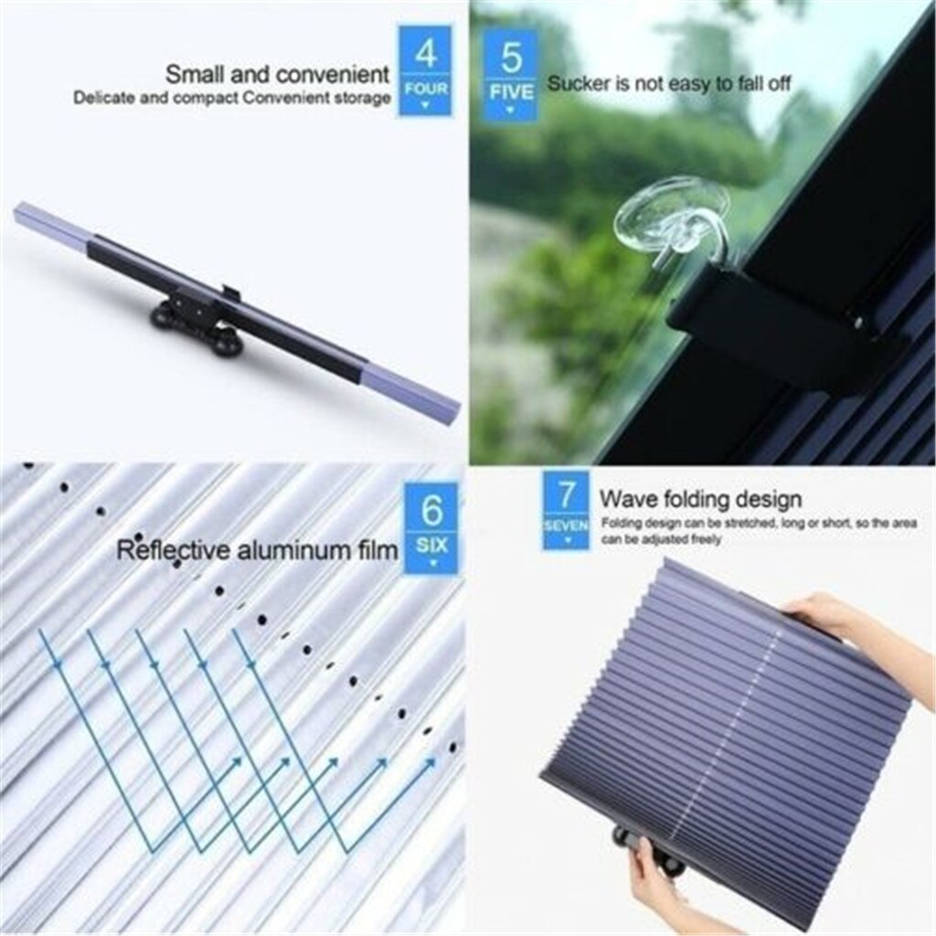 Wonderlife Auto retractable sunshade sun visor for... – Grandado