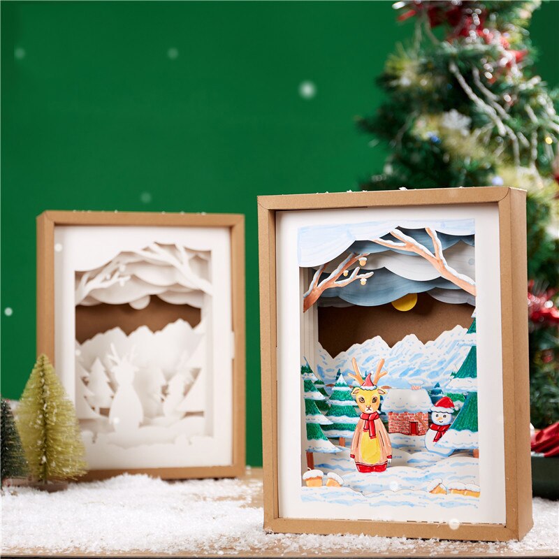 DIY 3D Painting Craft Toys For Children Lovely Dee... – Grandado