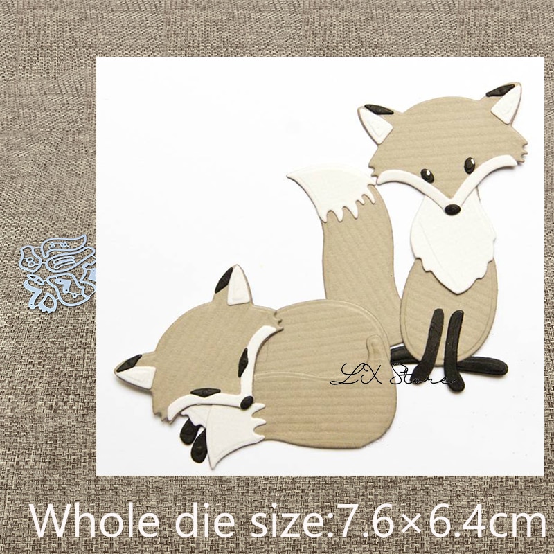 Craft Metal die cuts Cutting Die lovely fox decora... – Grandado