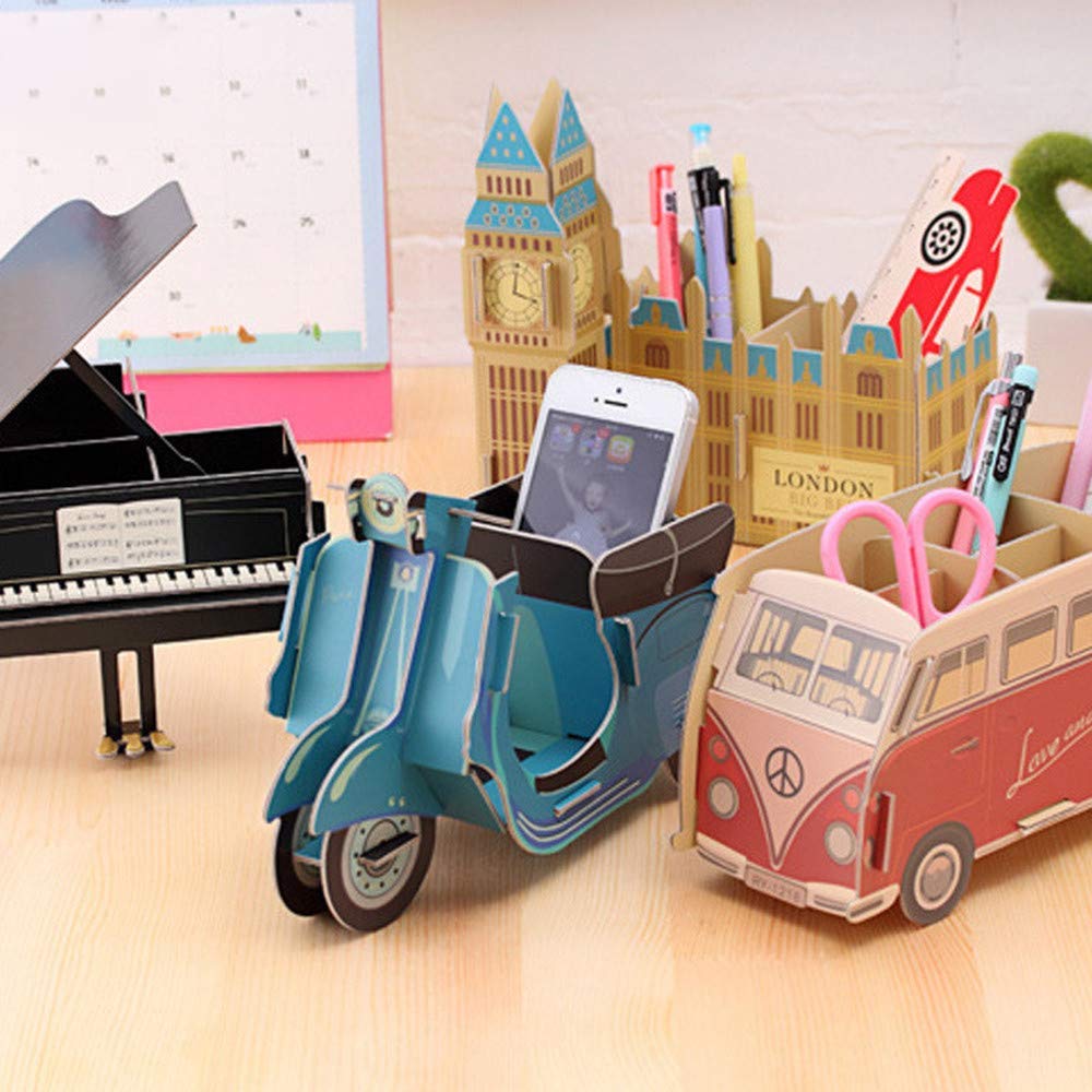 XRHYY Kids Cartoon DIY Paper Multifunction Desktop... – Vicedeal