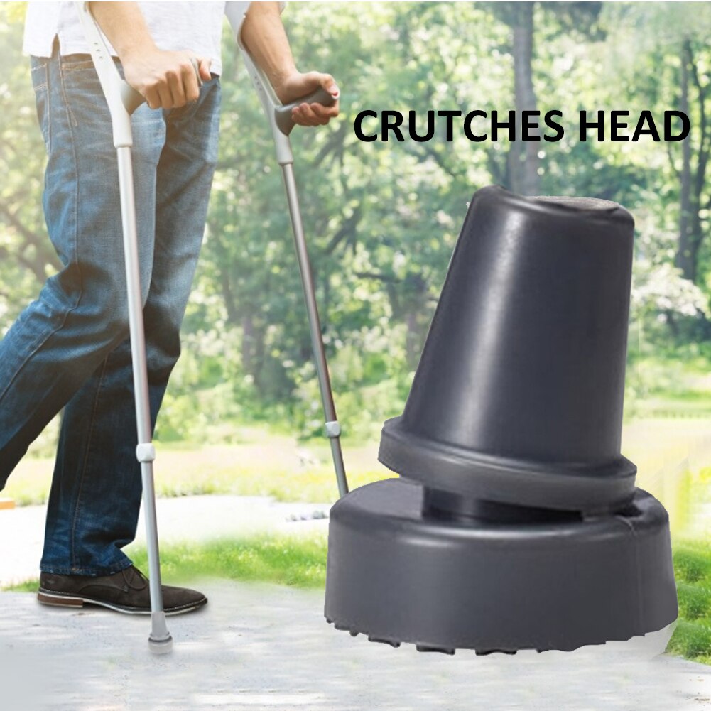 1pc Rubber Antiskid Walking Stick 360 Rotatable Cr... – Grandado