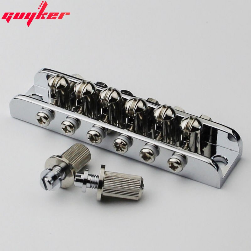 Chrome 6 String Guitar Bridge Roller Bridge For Gu... – Grandado
